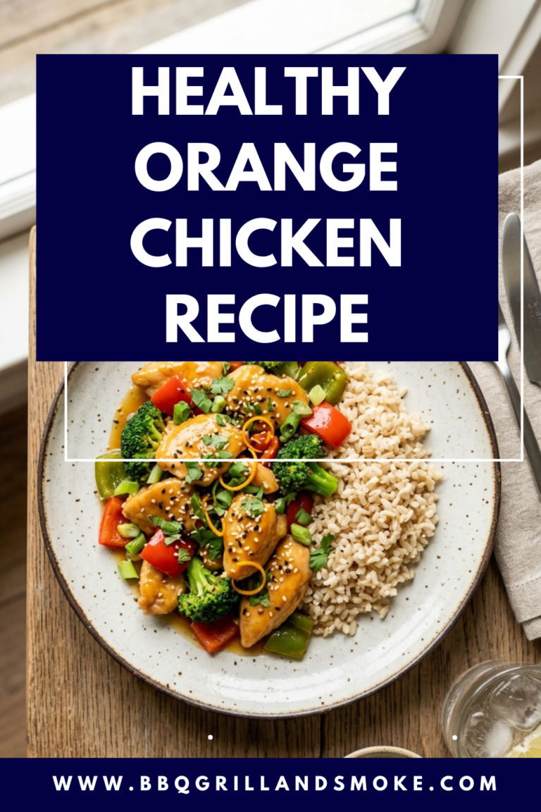 Healthy Orange Chicken Recipe - BBQ Grill and Smoke